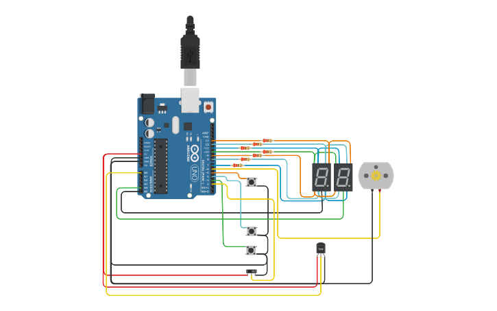 Circuit design Primer Parcial SPD Parte Dos - Tinkercad