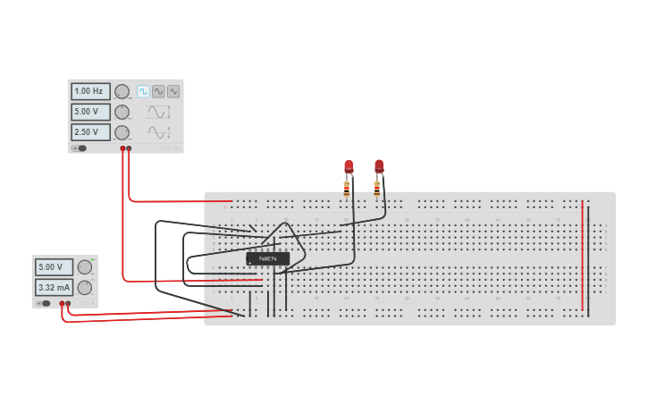 Circuit Design Sequence Generator Tinkercad
