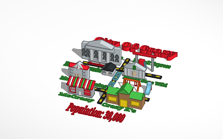 3D design City Design Project - Tinkercad