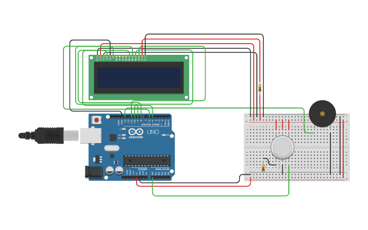 Circuit design Projeto PI | Tinkercad