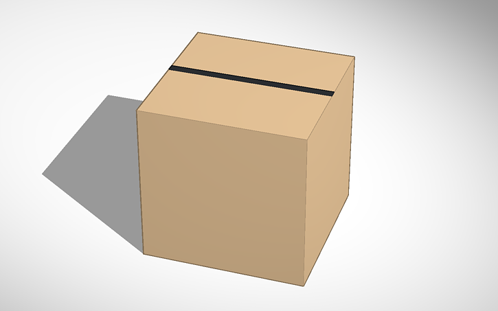3D design Cardborad Box!!!!!!!!!!!!!!!!!! - Tinkercad