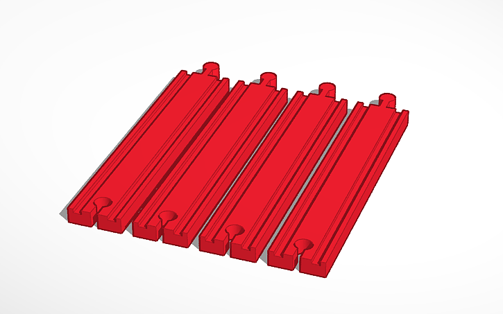 3D design train track large - Tinkercad