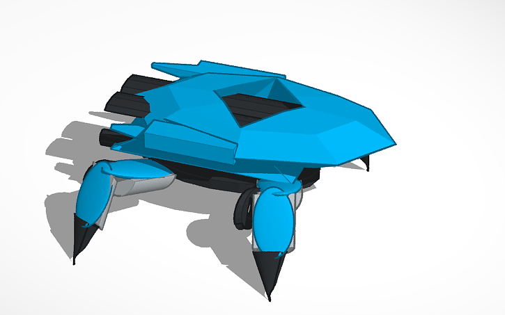 3D design Spider robot - Tinkercad