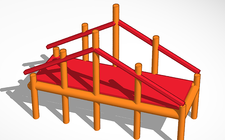3D design Bridge | Tinkercad
