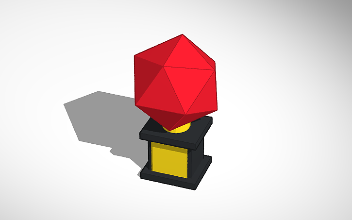 3D design AWARD TROPHY - Tinkercad