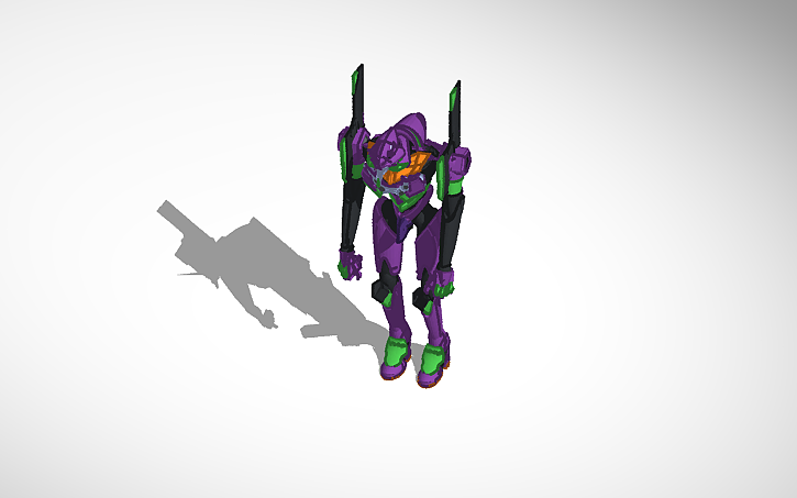 3D design neon genesis evangelion eva unit 01 - Tinkercad
