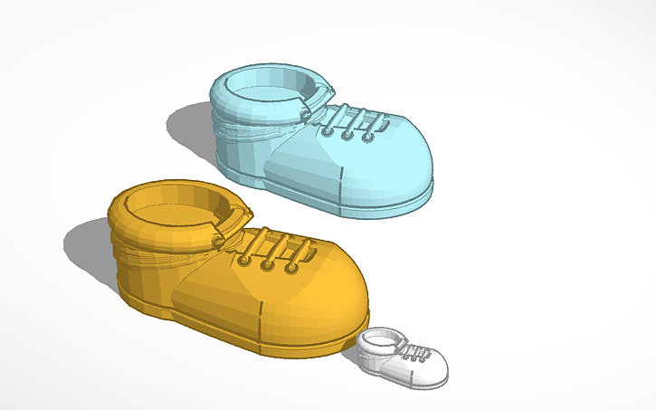 3D design shoe - Tinkercad