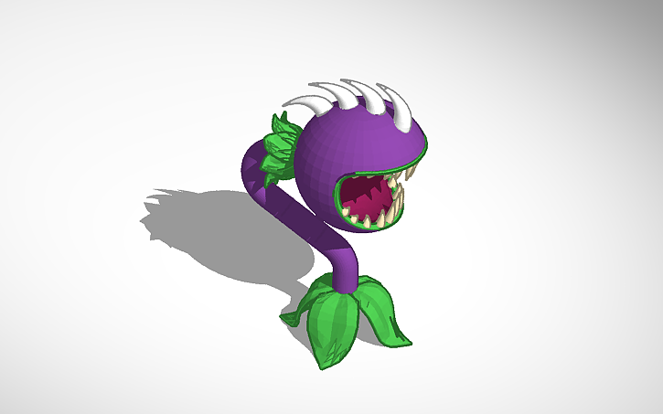 3D design plants vs zombies chomper - Tinkercad