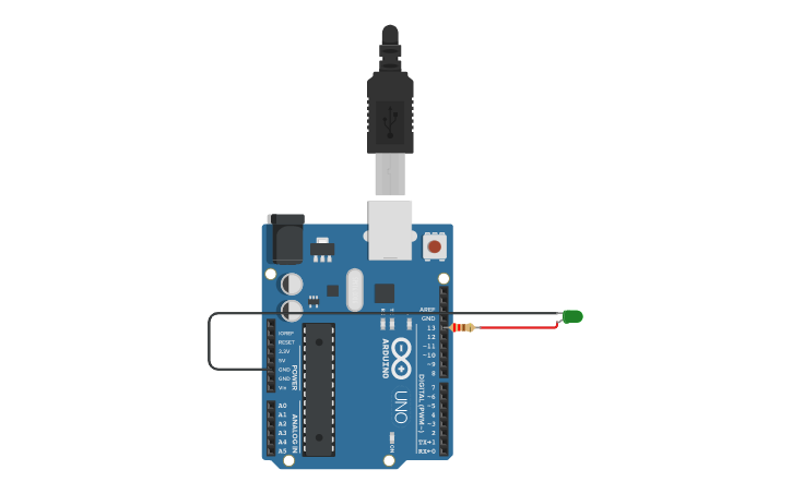 Circuit design Puerto Serial | Tinkercad