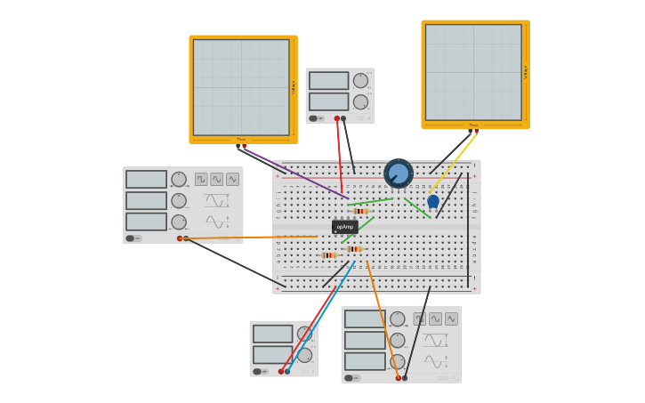 Circuit design LAB. 3 - Passa-baixo | Tinkercad
