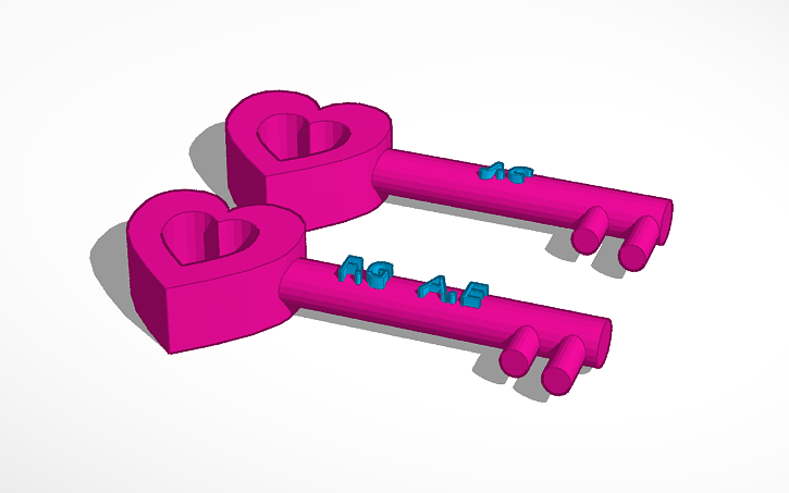 3D design Key - Tinkercad