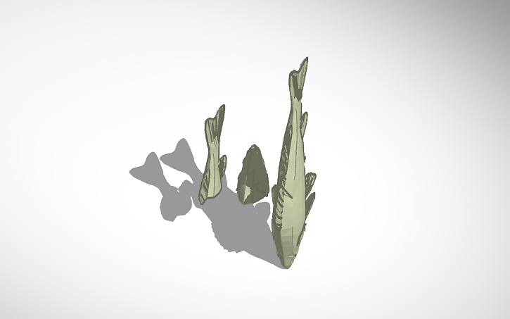 3D design fish model - Tinkercad