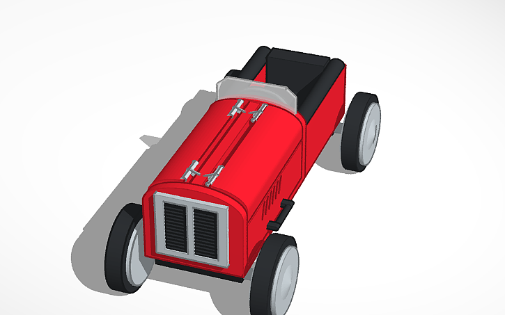 3D design 30's NOT Racecar - Tinkercad