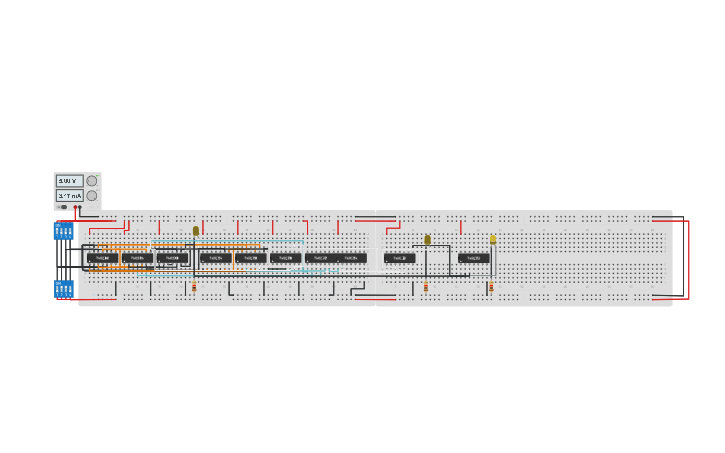 Circuit Design 4 Bit Magnitude Comparator Tinkercad