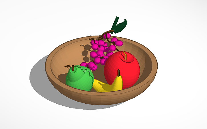 3D design Fruit Bowl | Tinkercad