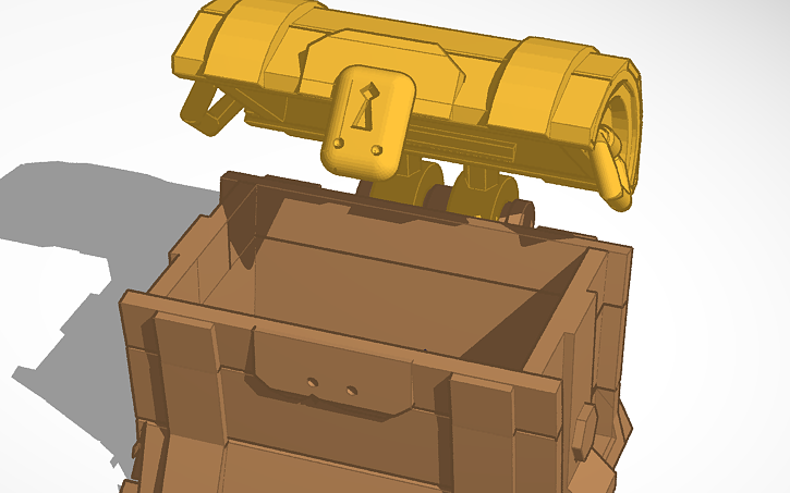 3D design Fortnite Chest - Tinkercad