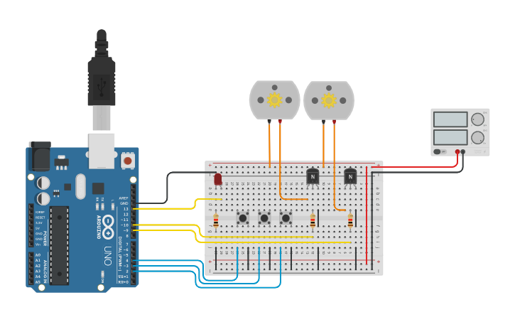 Circuit design Assignment 2 - Tinkercad