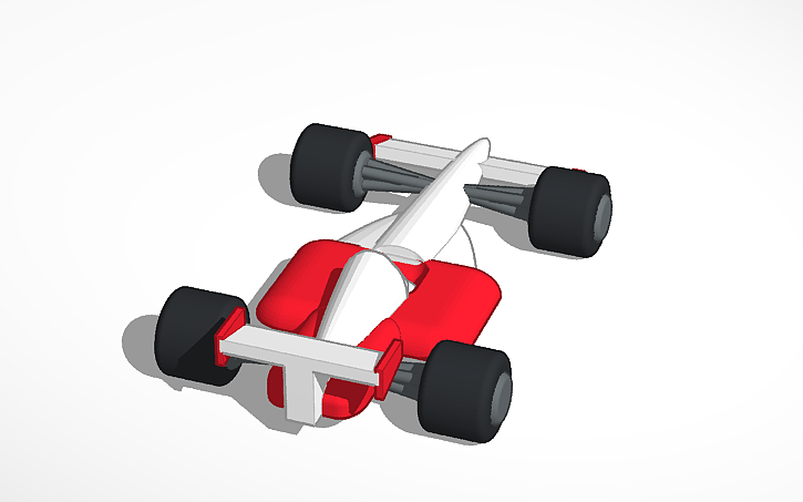 3D design Formula 1 - Tinkercad