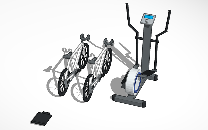 3D design lhps Energy efficient Gym equipment - Tinkercad