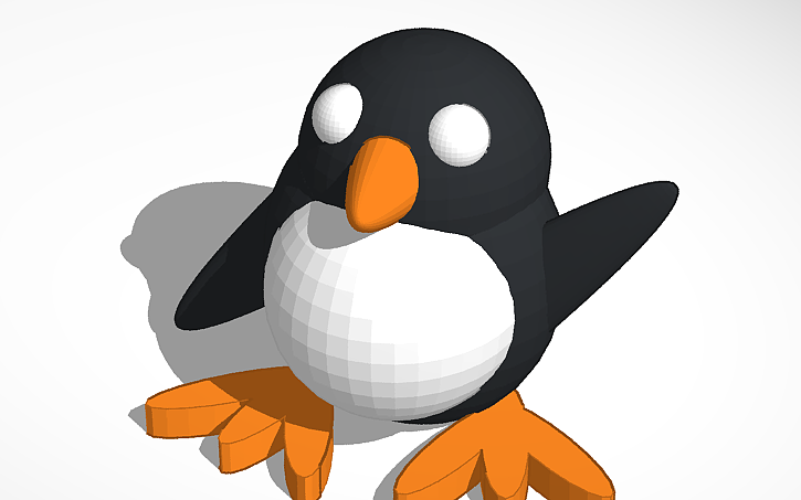 3D design Pingvin - Tinkercad