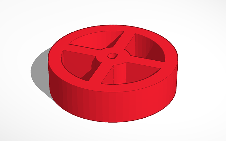 3D design Wheel for N20 motor - Tinkercad