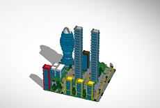 3D design the city | Tinkercad