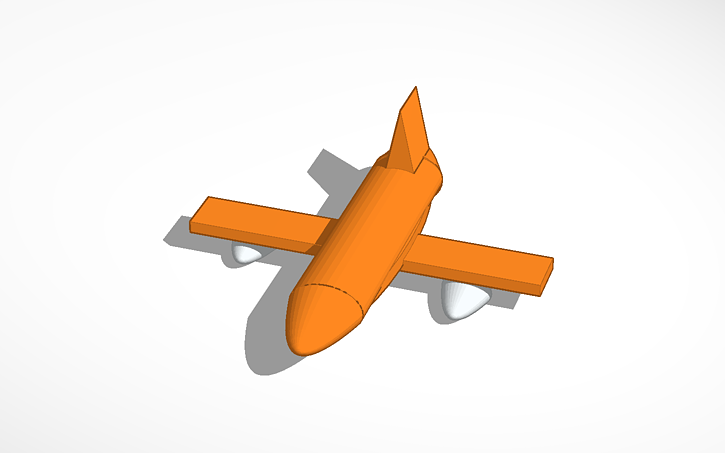 3D design Aircraft - Tinkercad