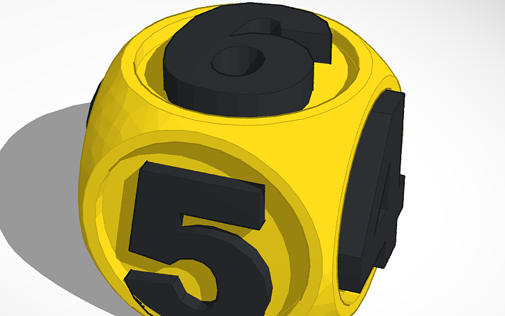 3D design Dice | Tinkercad