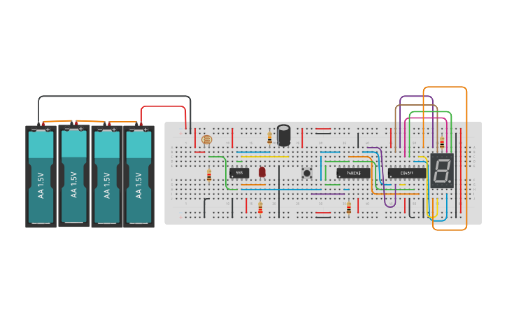 Circuit Design Contador De 0 A 9 Con Ldr Tinkercad