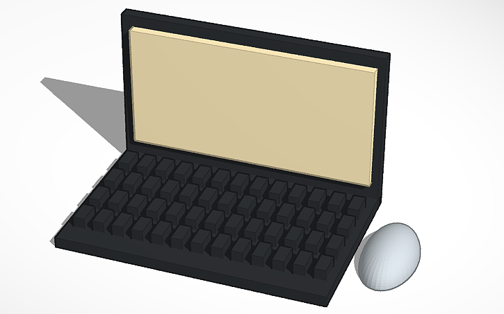 3D design laptop - Tinkercad