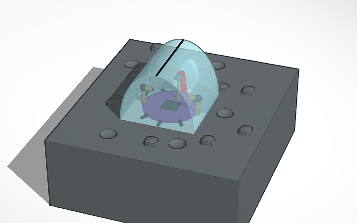 3D design Rocket Landing Pad - Tinkercad