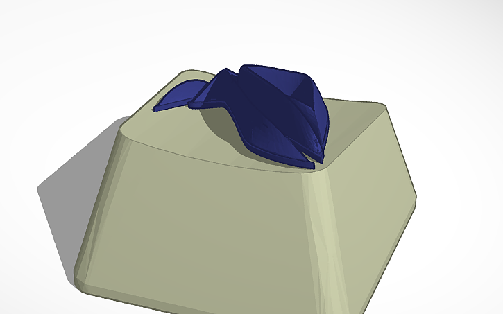 3D design Romer G keycap + asus ROG logo - Tinkercad