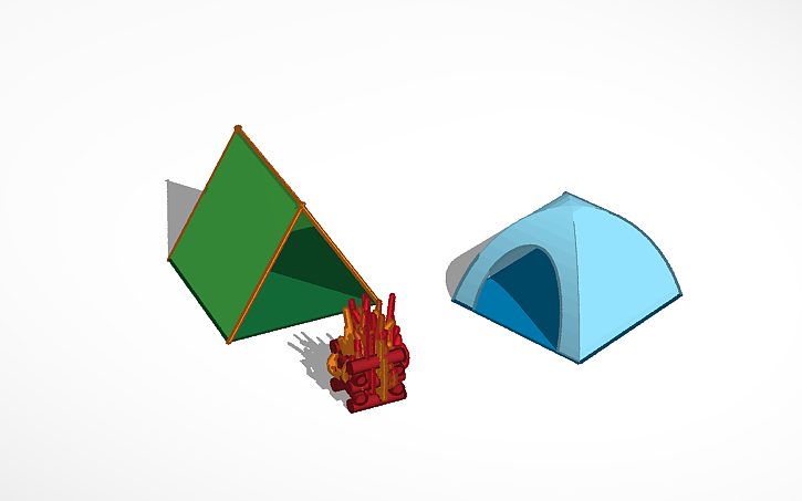 3D design CAMPING TENT | Tinkercad