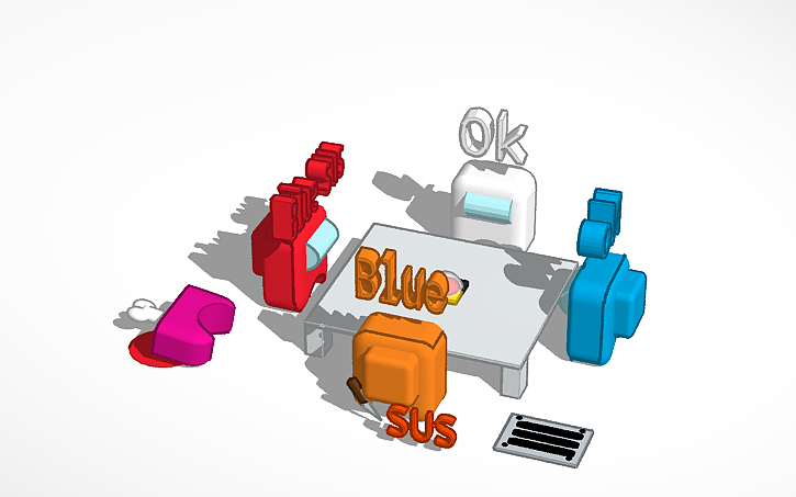 3D design Among us - Tinkercad