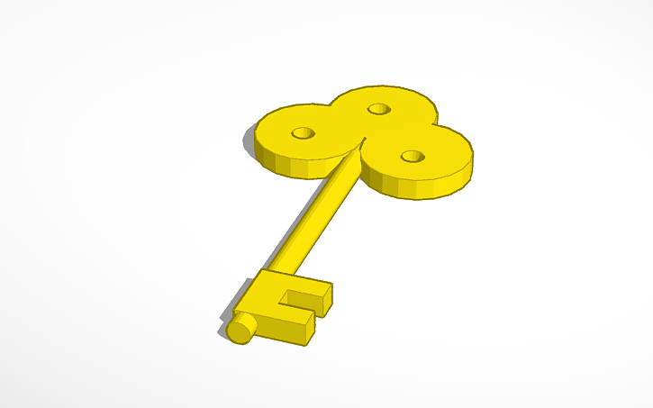 3D design KEY - Tinkercad