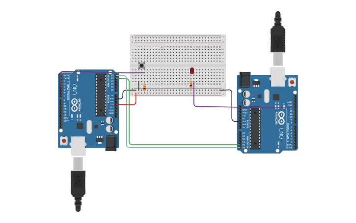 Circuit design I2c prueba - Tinkercad