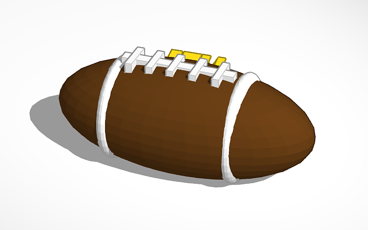 3D design NFL - Tinkercad