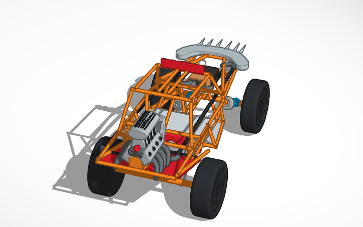 3D design DuneBuggy - Tinkercad