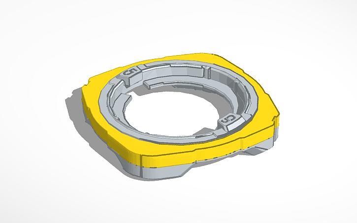 3D design Beyblade Convert Frame - Tinkercad