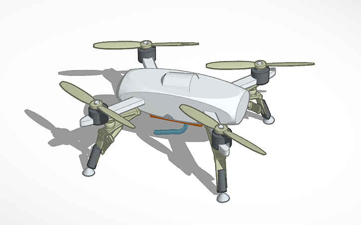 3D design watering drone basic remix - Tinkercad