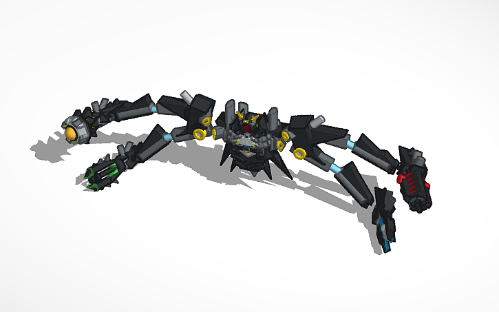 3D design XF-09 Ares - Tinkercad