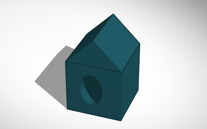 3d Design Bird House Tinkercad