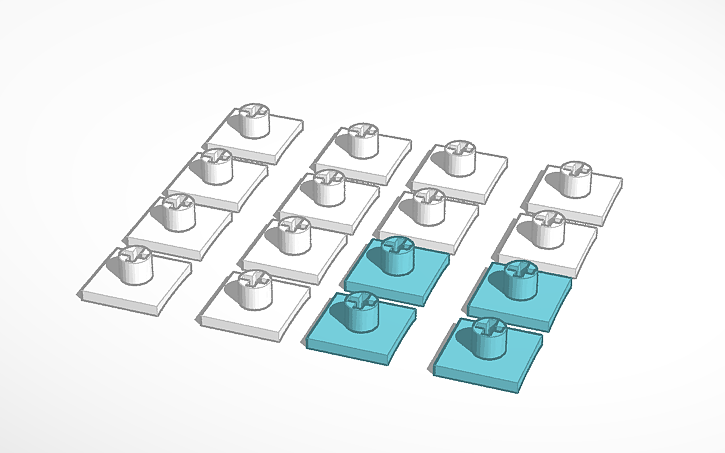 3D design Keycap (Curved) - Tinkercad