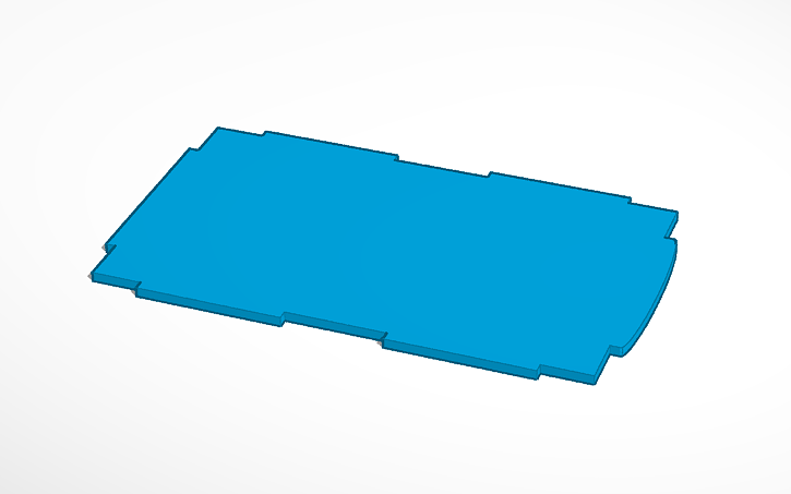 3D design Top Plate - Tinkercad