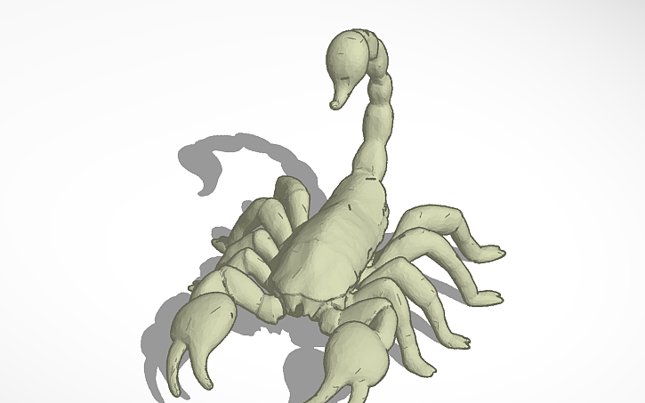 3D design Scorpion - Tinkercad