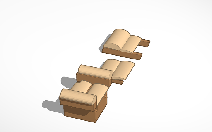 3D design recliner - Tinkercad