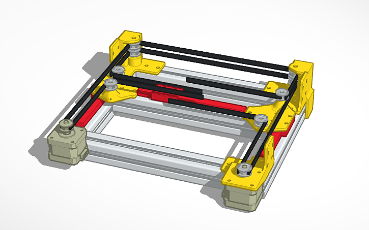 3D design Copy of corexy - Tinkercad