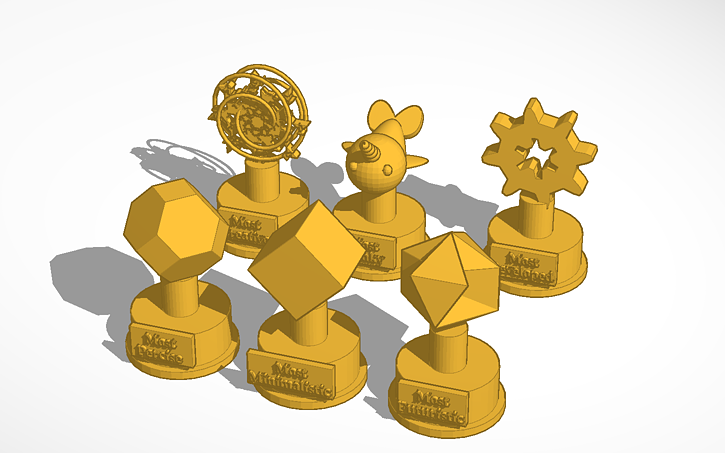 3D design Dazzling Award Jazz - Tinkercad