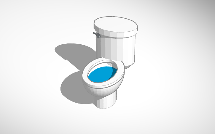 3D design Toilet | Tinkercad