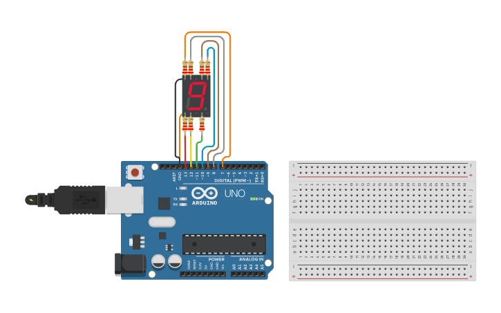 Circuit design 3A.17.PADRON.VISUALIZADOR | Tinkercad